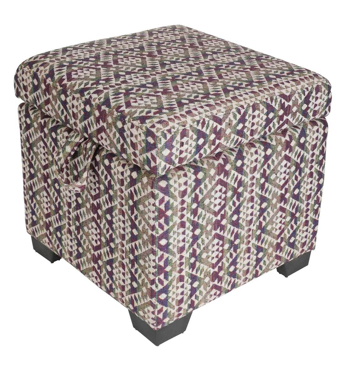 Buy Alex Ottoman In Multicolour Online - Ottomans - Ottomans ...