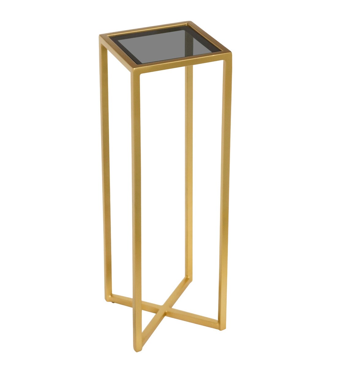 Buy Alissa Side Table In Gold Finish By Strawberry Collective Online ...
