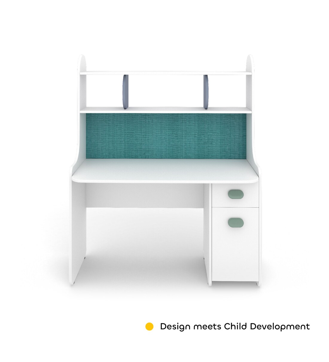 Buy All Rounder Kids Study Table in Rainy Grey Colour by Smartsters ...