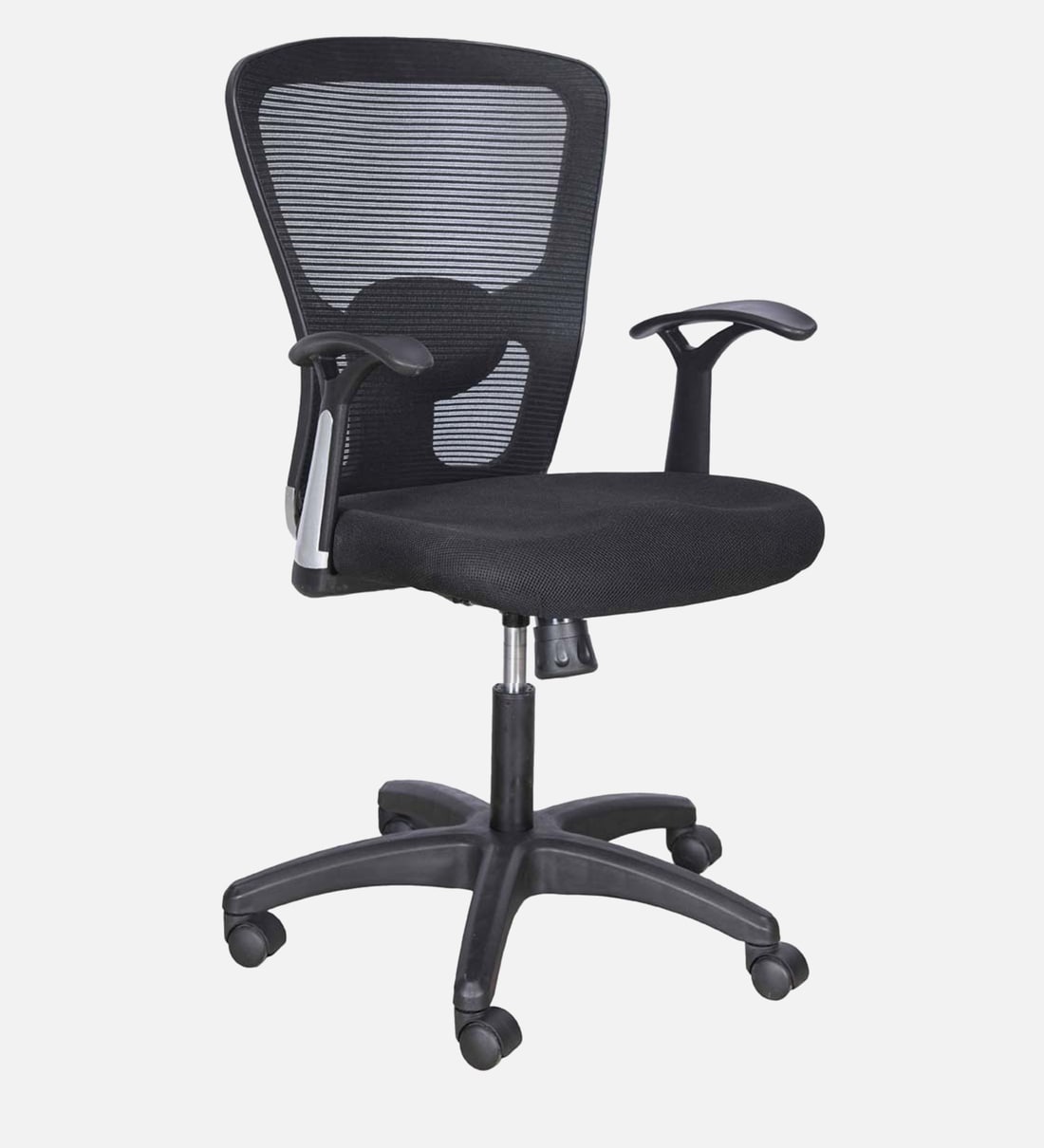 Buy Alpha Breathable Mesh Ergonomic Chair in Black Colour by Radian ...