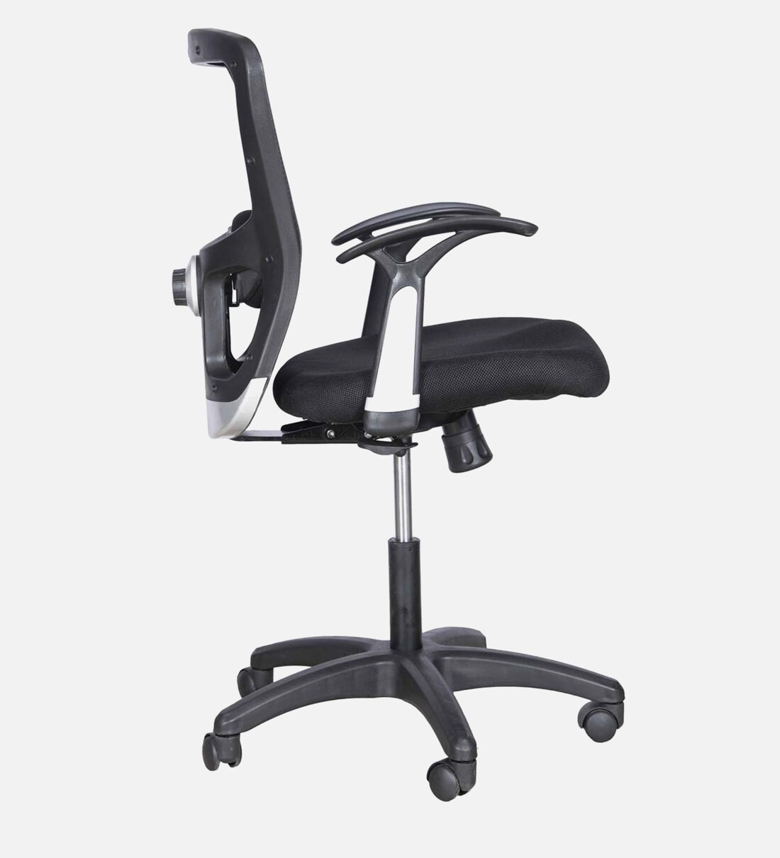 Buy Alpha Breathable Mesh Ergonomic Chair in Black Colour by Radian ...
