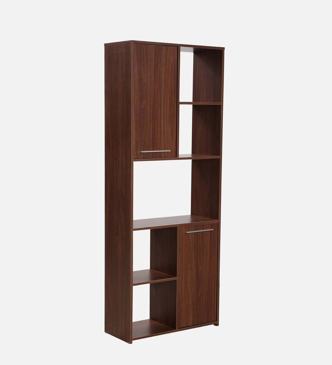 Buy Alpine Book Case in Brown Finish Online - Book Cases - Book Cases ...