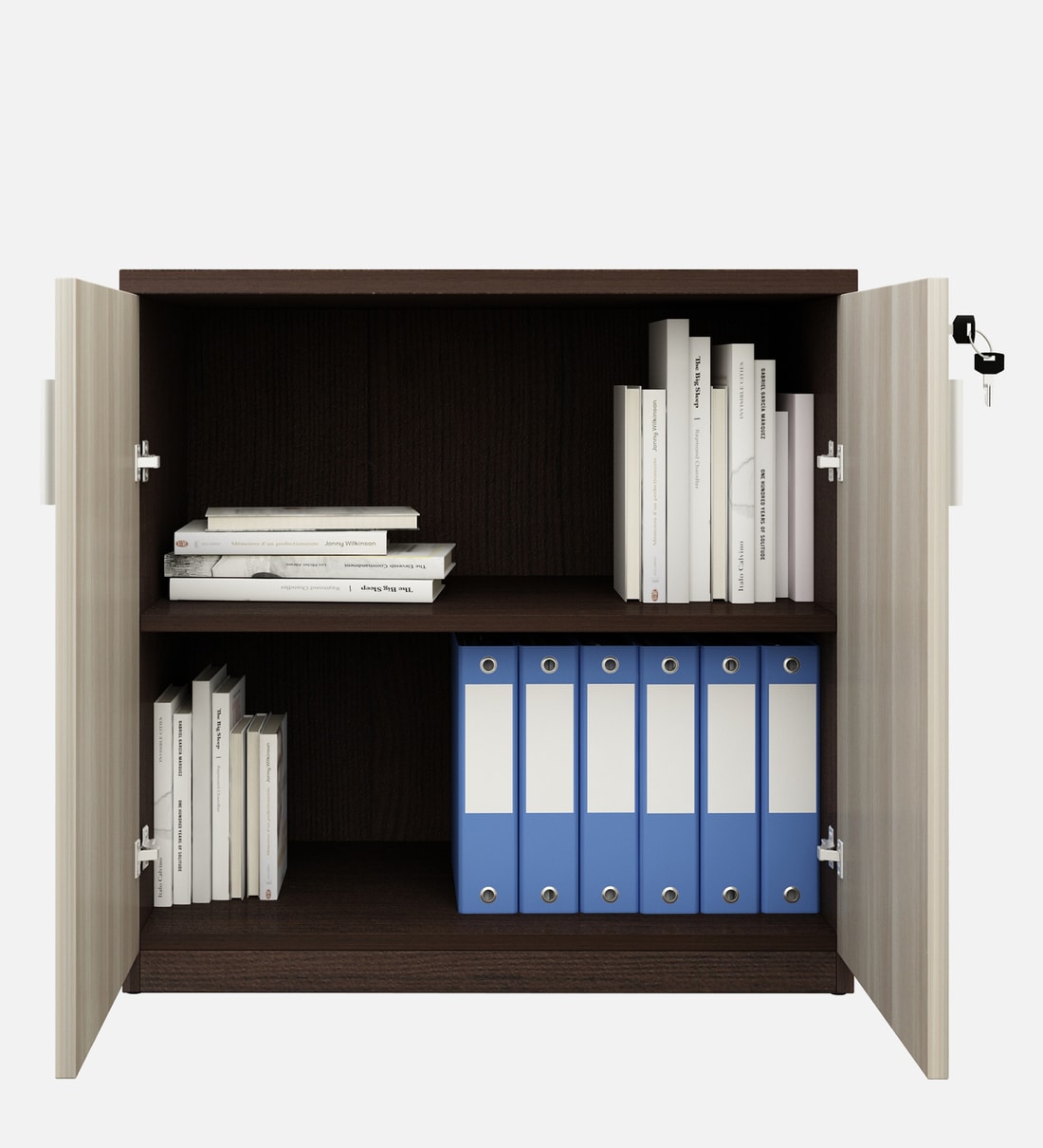 Buy Alston Small File Cabinet In Balliness Pine & Cloud Ash Finish With ...