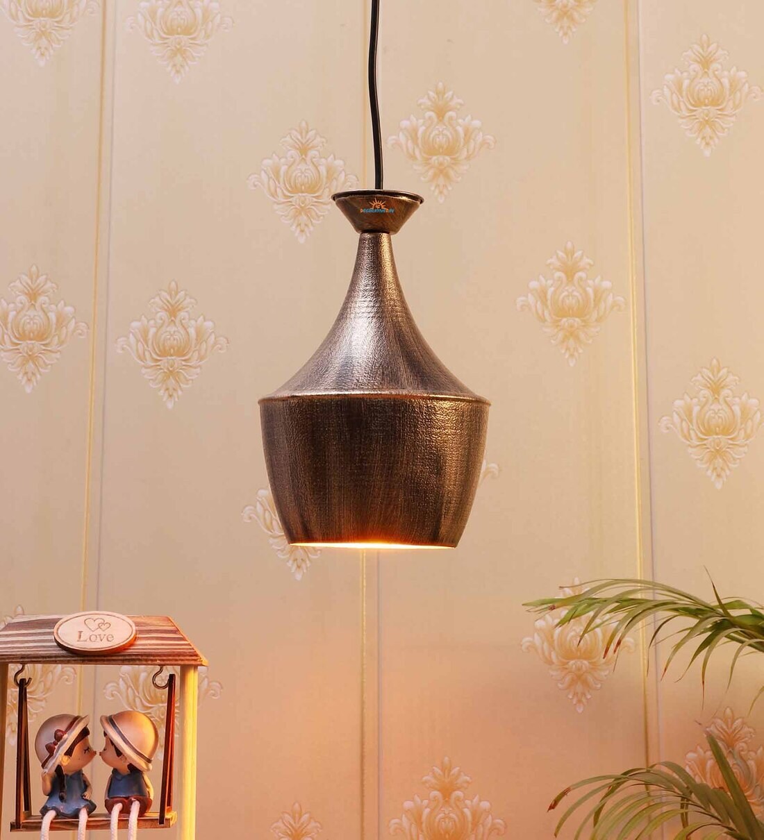 Buy Lavish Antique Gold Iron Hanging Light at 59% OFF by DecorativeRay ...