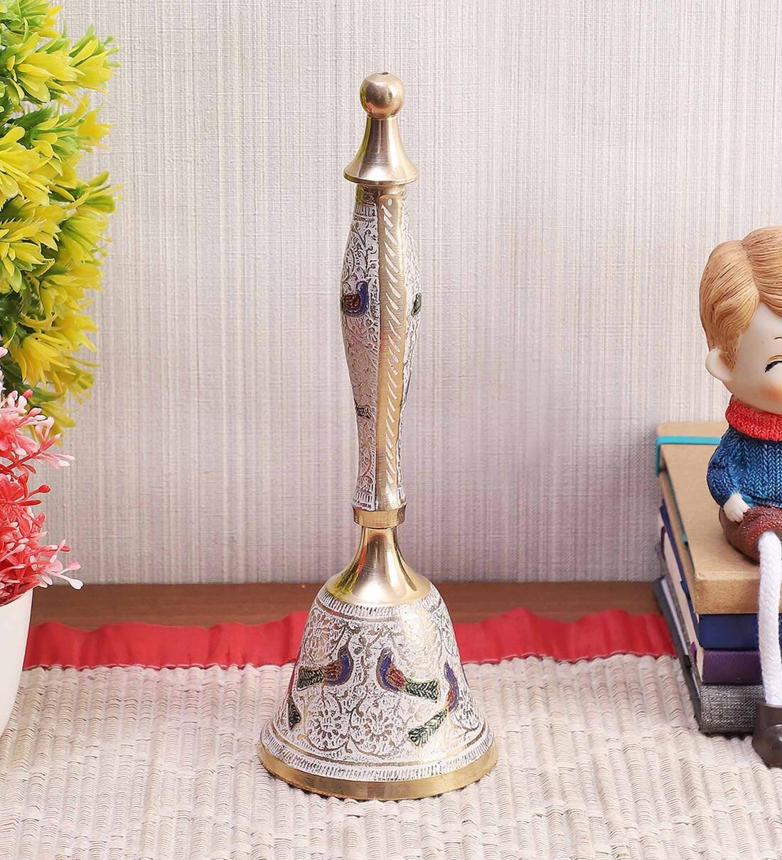 Buy Aluminium Mandir Bell By Rishan Lifestyle Online - Bells - Bells ...