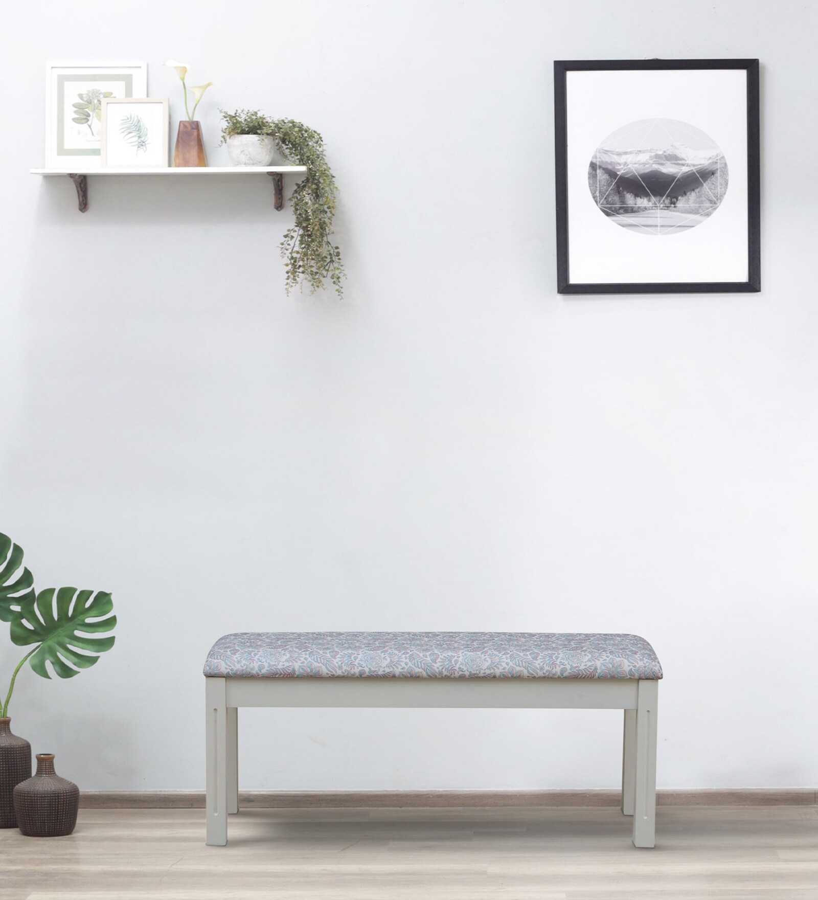 Buy Alabaster Solid Wood Bench In Ivory Finish at 34% OFF by Amberville ...