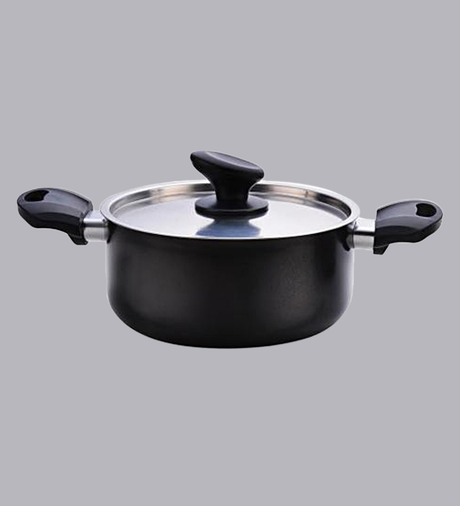 Buy 9.4 Inch Aluminium Cook & Serve Pot with Lid By Alda Online ...