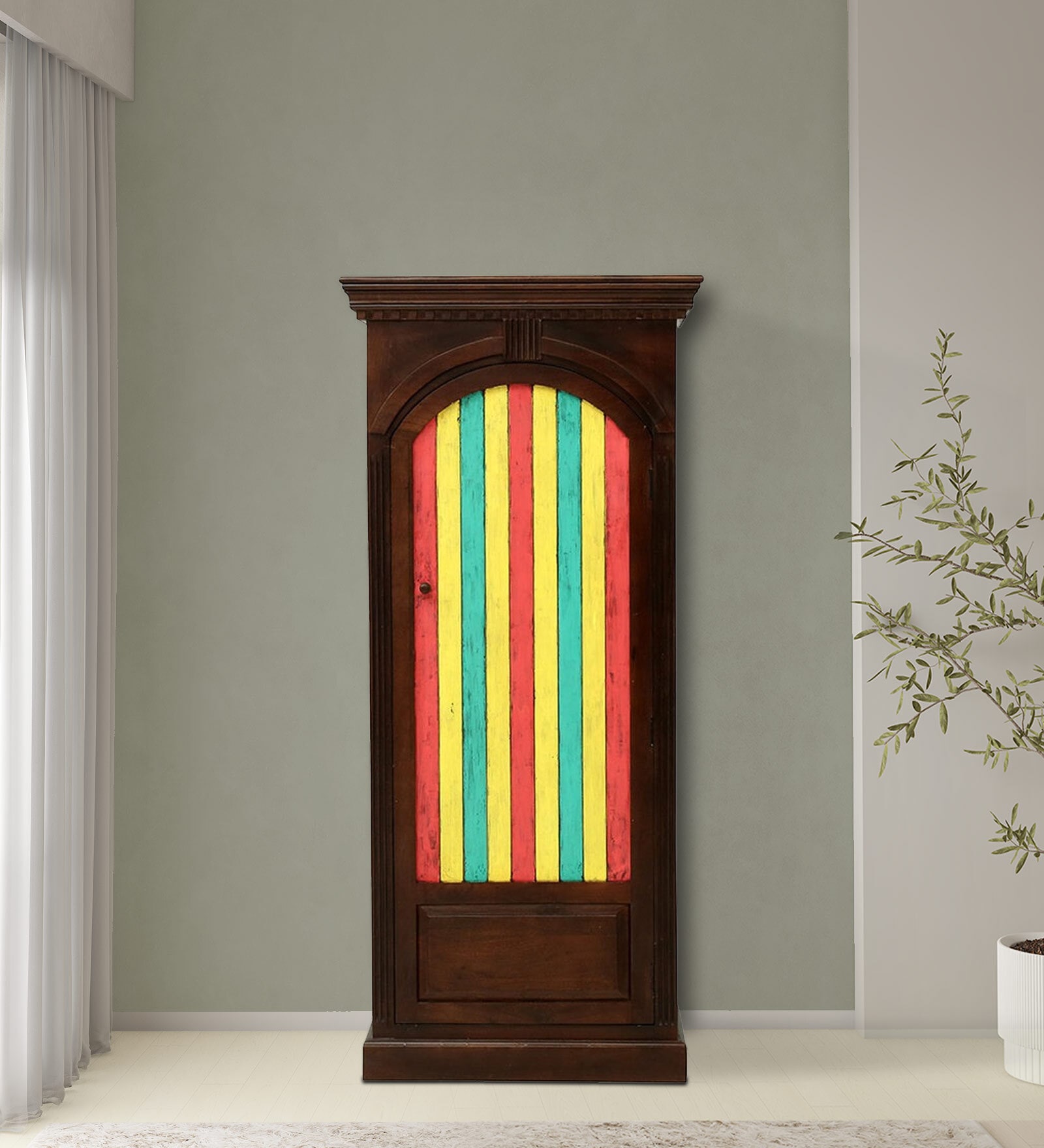 Buy Alfie Solid Wood Cabinet In Multi-Colour at 29% OFF by Bohemiana ...