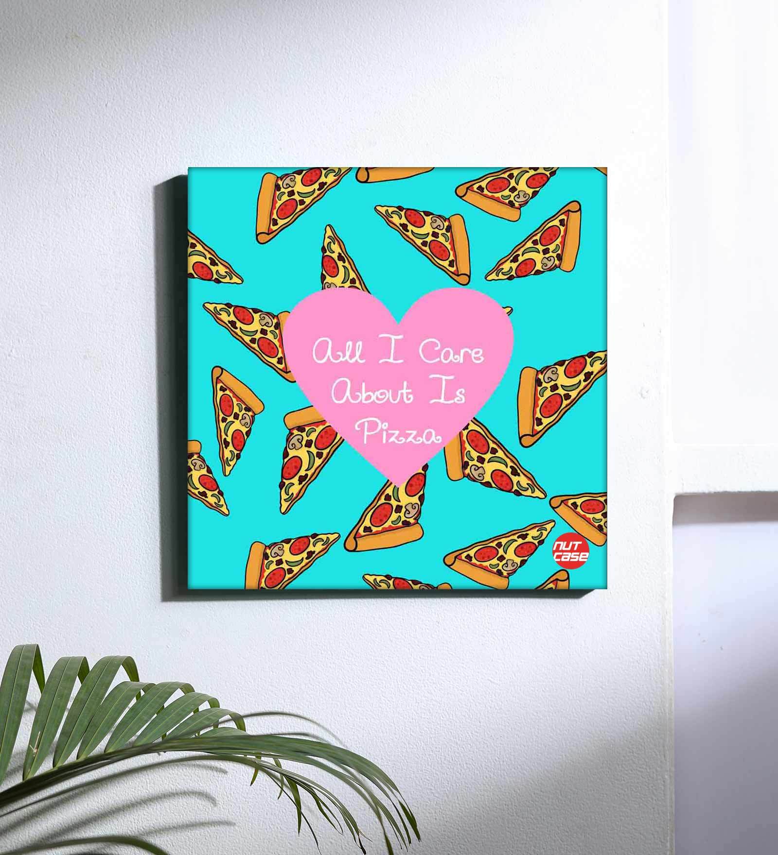 Buy All About Pizza Digital Painting Wall Art by Nutcase Online ...