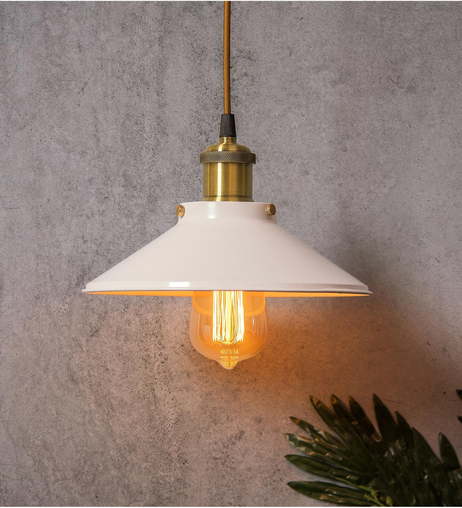 Buy Allanton White Metal Hanging Light at 67% OFF by Homesake | Pepperfry