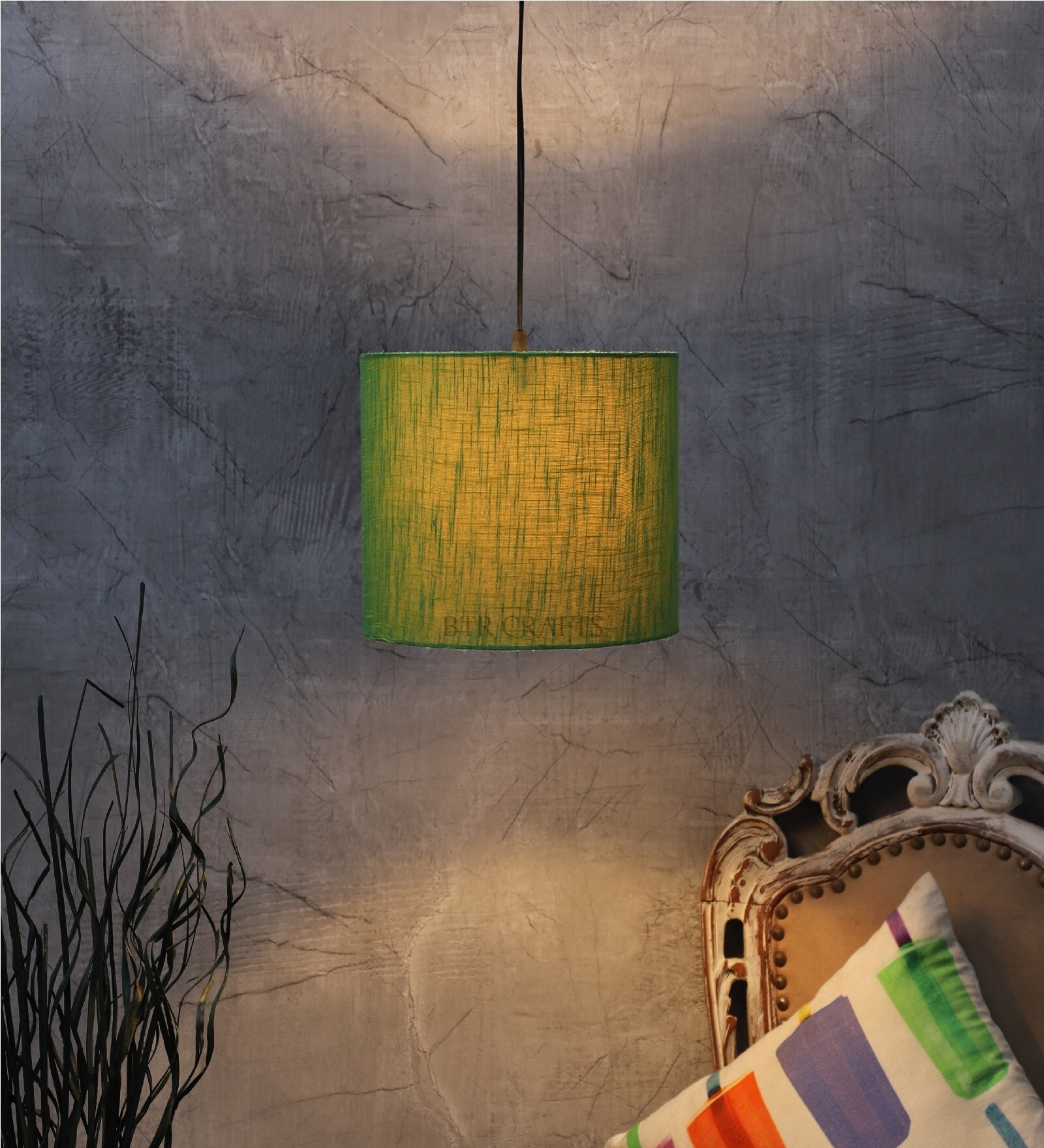 Buy Allen Silver Metal Hanging Light at 30% OFF by BTR Crafts | Pepperfry