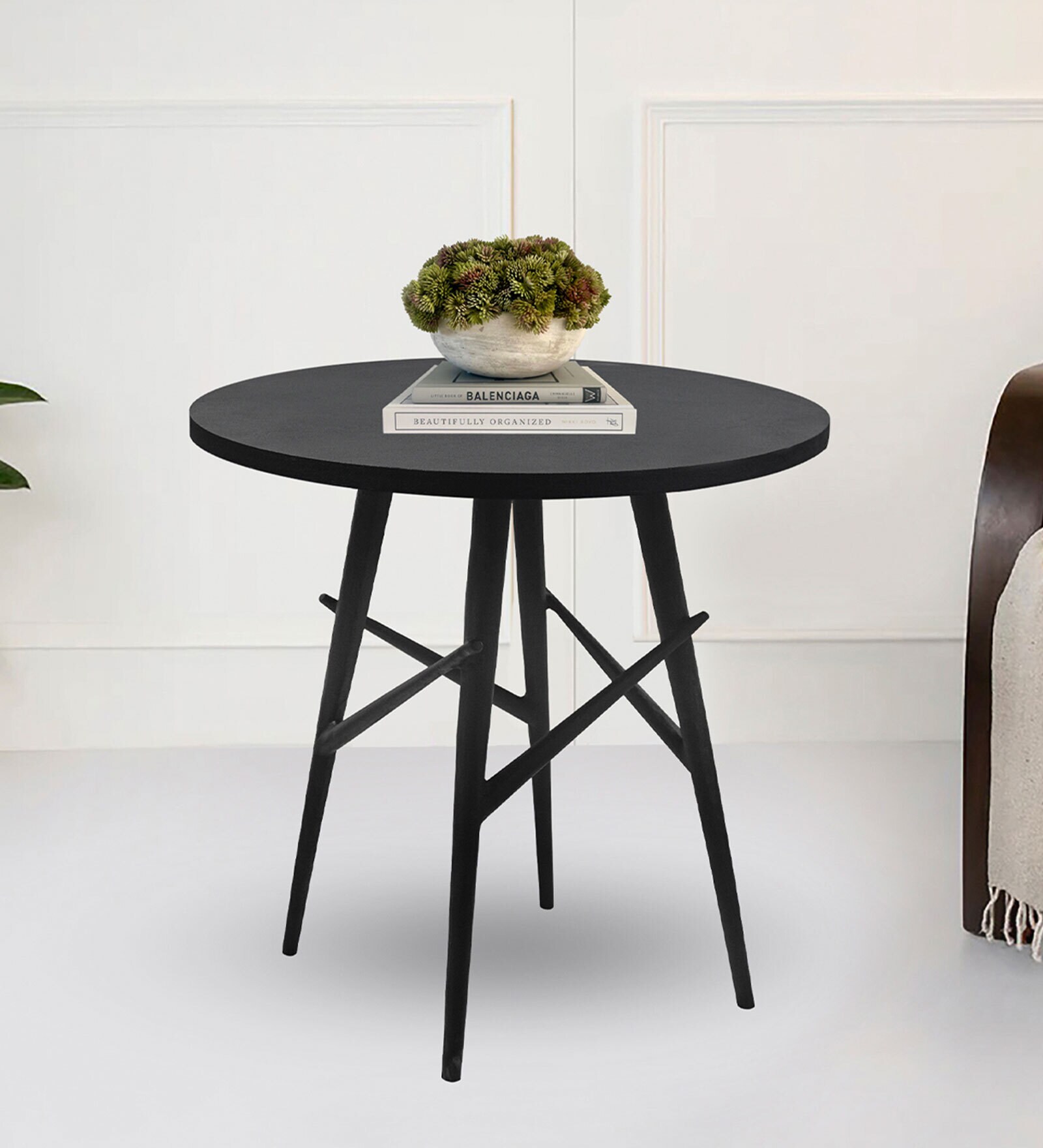 Buy Malte Metal End Table In Black Finish at 35% OFF by Metalsmith ...