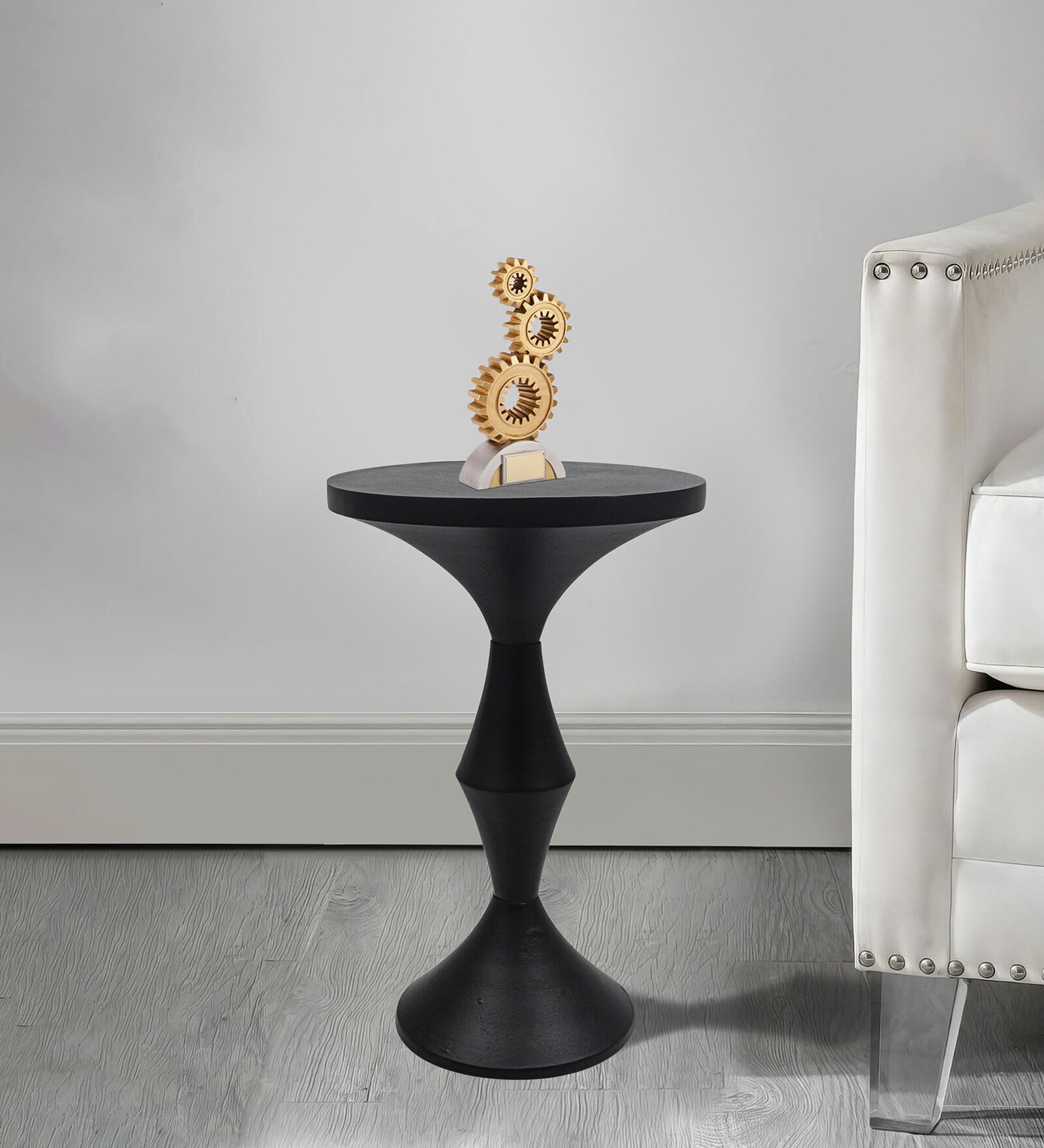 Buy Tasman Metal End Table In Black Finish at 31% OFF by Metalsmith ...