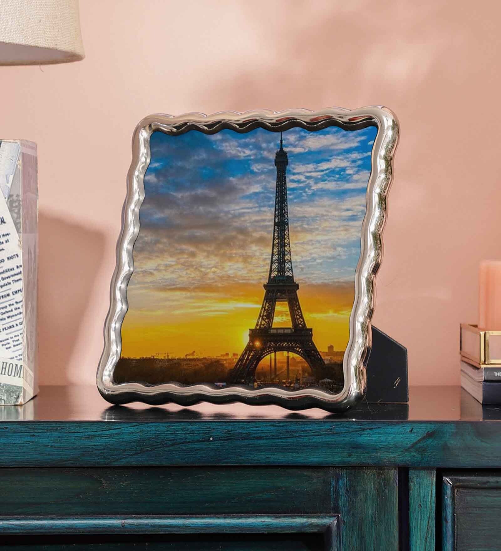 Buy Aluminium Ripple Silver Small Size Photo Frame at 23% OFF by De ...