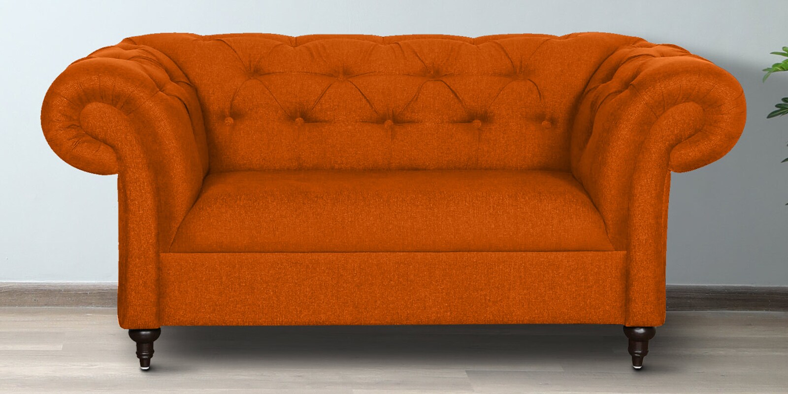 Buy Allanton Fabric 2 Seater Sofa In Rust Colour at 2% OFF by ...