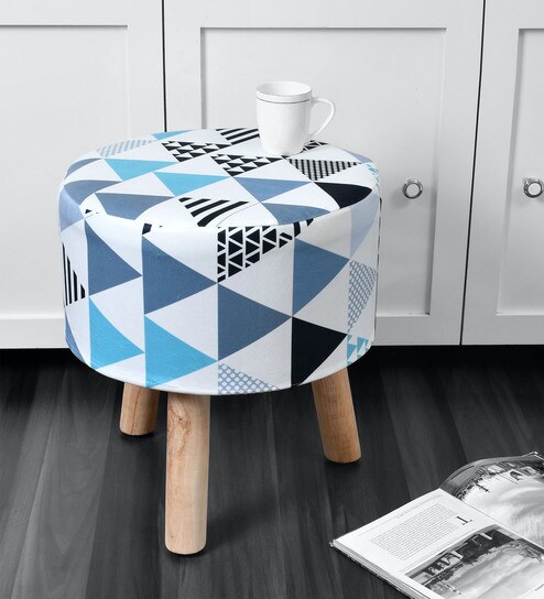 Buy Alexis Seating Stool With Digital Print Online - Contemporary ...