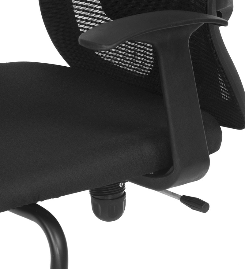 Buy Alba Cantilever Chair in Black Colour By Nilkamal Online ...