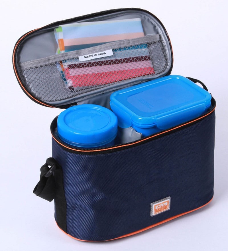 Buy All Time 9401 Food Gear Blue Plastic Lunch Box - Set of 4 Online ...