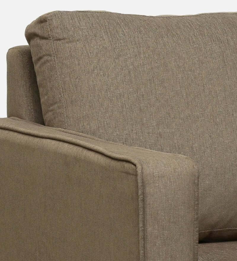 Buy Allison Fabric 1 Seater Sofa In Sandy Brown Colour By Casacraft ...