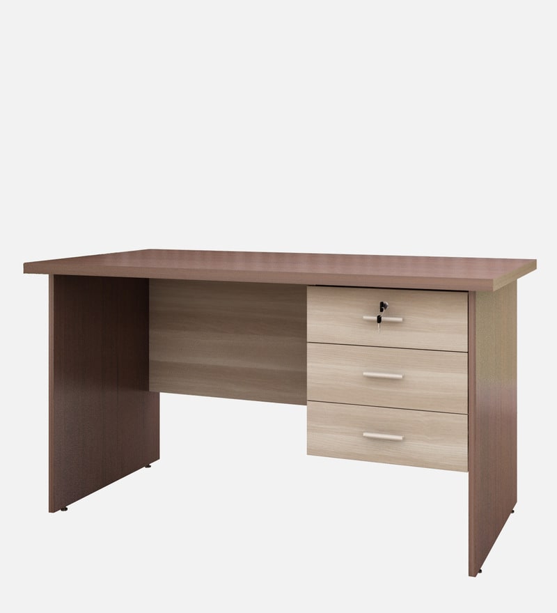 Buy Alston XL Work Station with Drawer in Balliness Pine & Cloud Ash ...