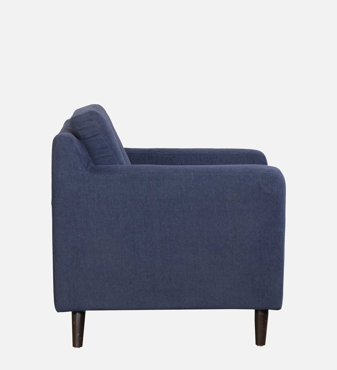 Buy Amanda Fabric 1 Seater Sofa In Navy Blue Colour By Casacraft Online ...