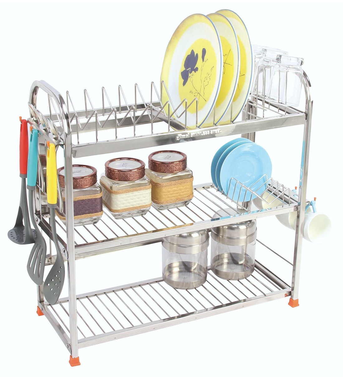 Buy Stainless Steel 22 x 9 Inches Kitchen Racks By Amol at 56% OFF by ...