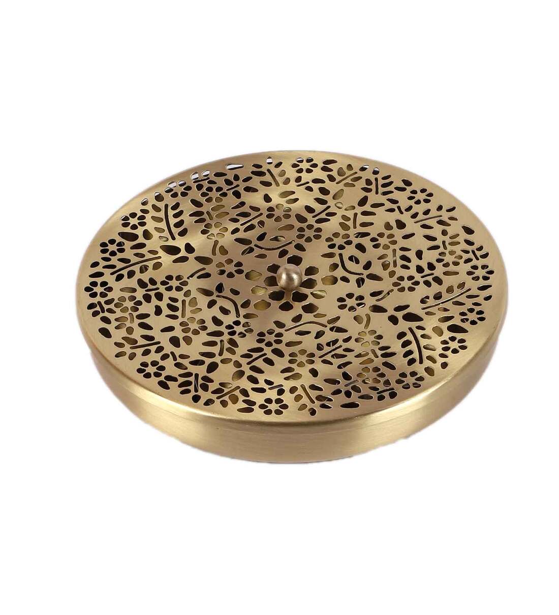 Buy Amroha Amber Brass Spice Box by Courtyard Online - Spice Boxes ...