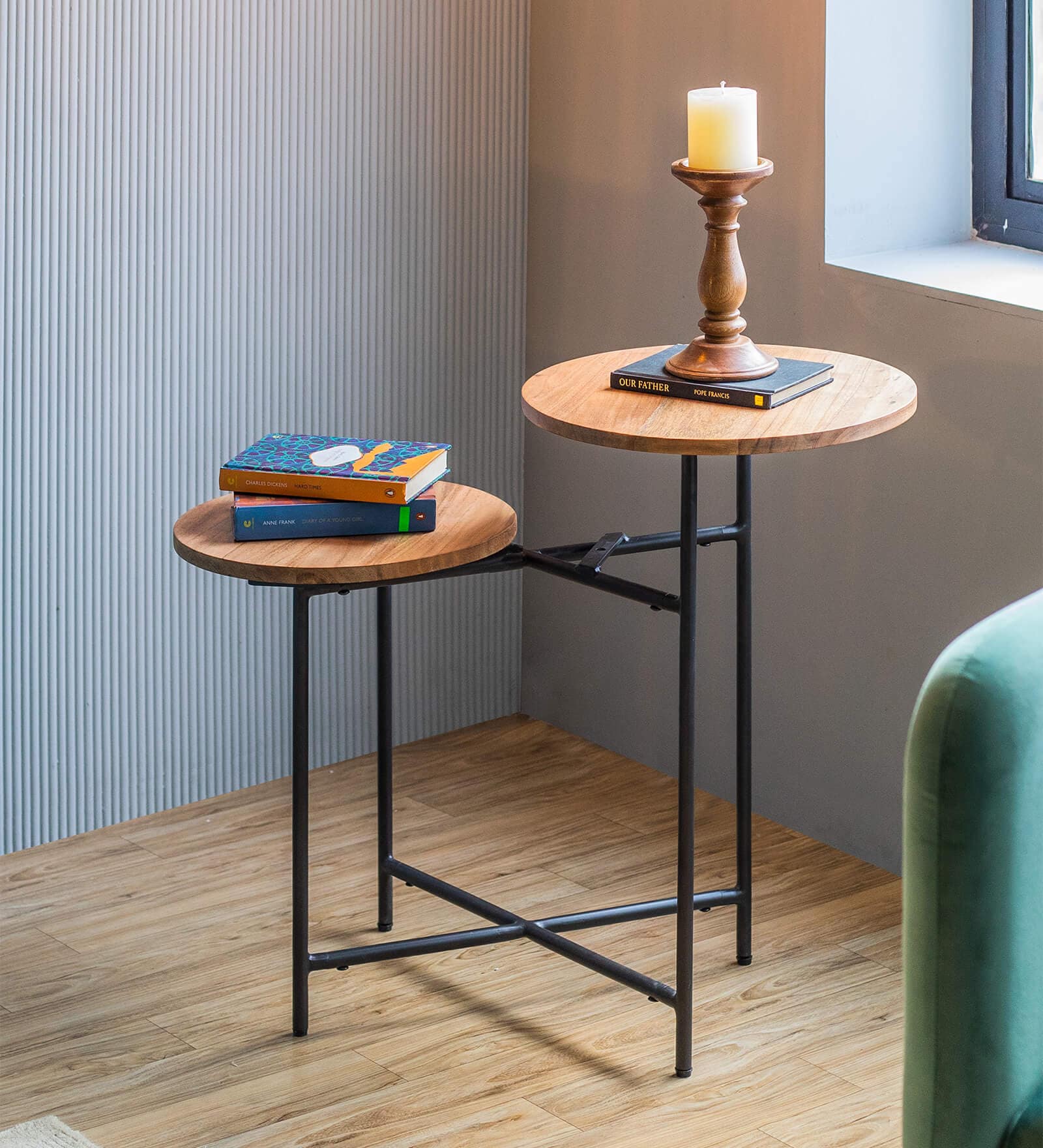 Buy Amari Metal End Table In Black Finish at 10% OFF by Orange Tree ...