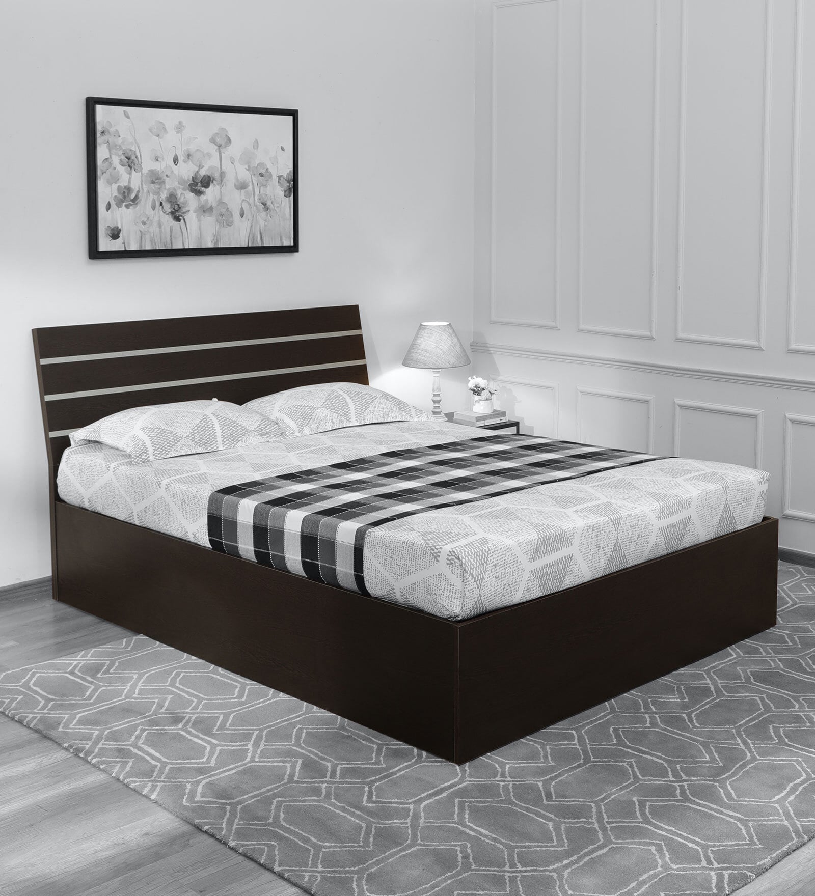 Buy Amber Queen Size Bed in Wenge Finish at 38% OFF by Mintwud from ...
