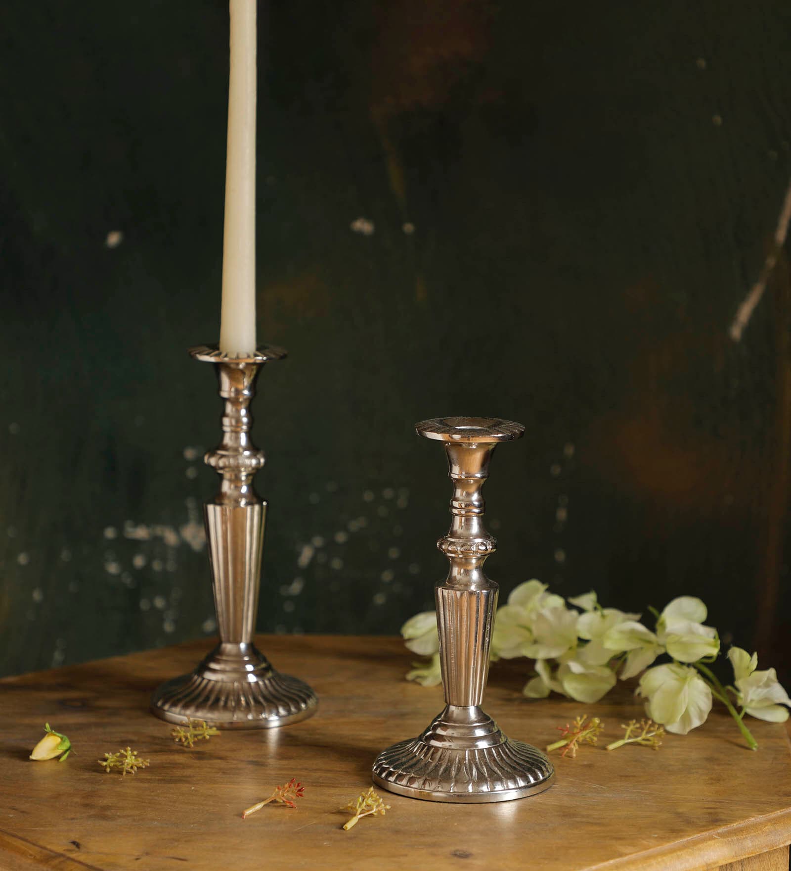 Buy Amica Gold Aluminium Candle Holders at 25% OFF by Home4U | Pepperfry