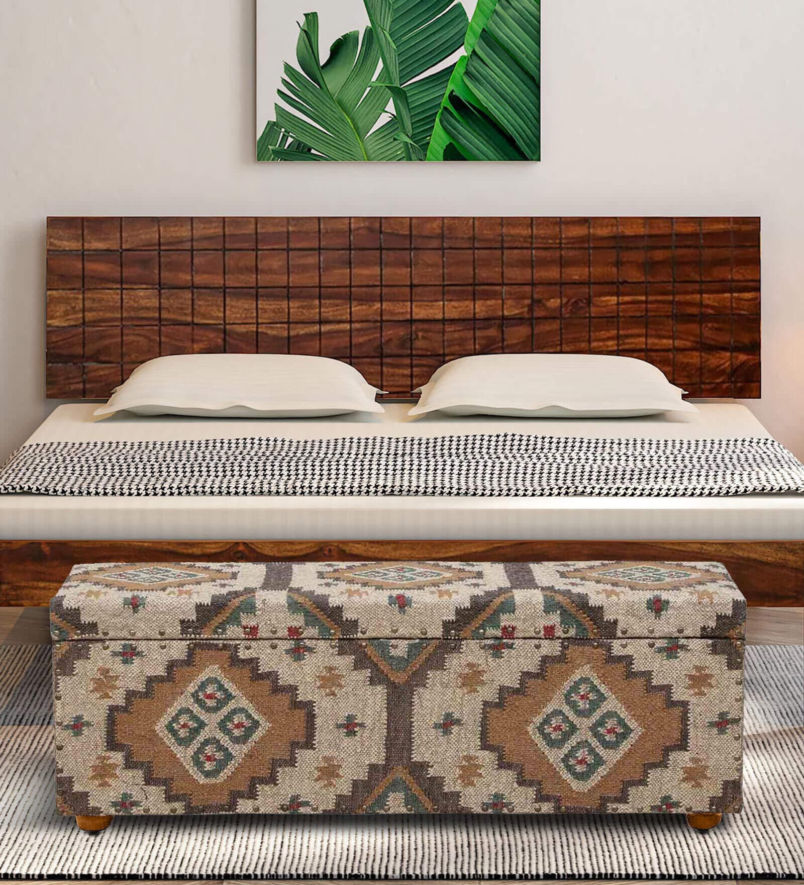 Buy Amravan Sheesham Wood Linen Trunk in Rustic Teak Finish at 21% OFF ...