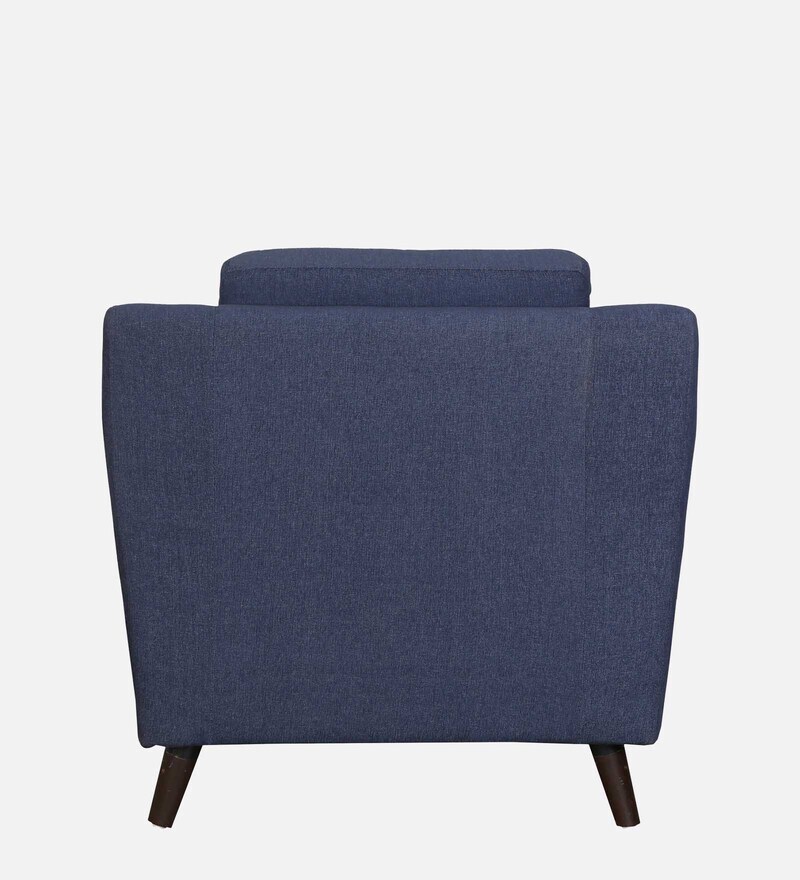 Buy Amanda Fabric 1 Seater Sofa In Navy Blue Colour By Casacraft Online ...