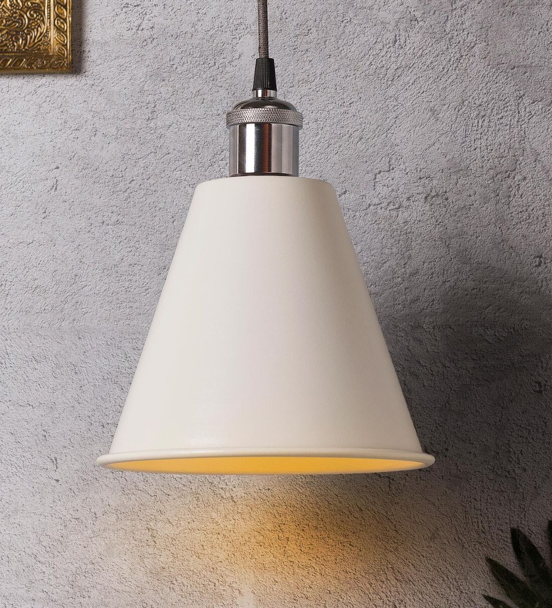 Buy Anglo White Metal Hanging Light at 50% OFF by Homesake | Pepperfry