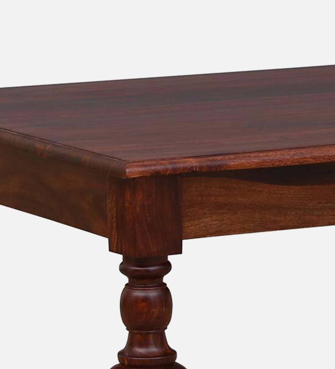 Buy Anika Sheesham Wood 4 Seater Dining Table In Honey Oak Finish ...