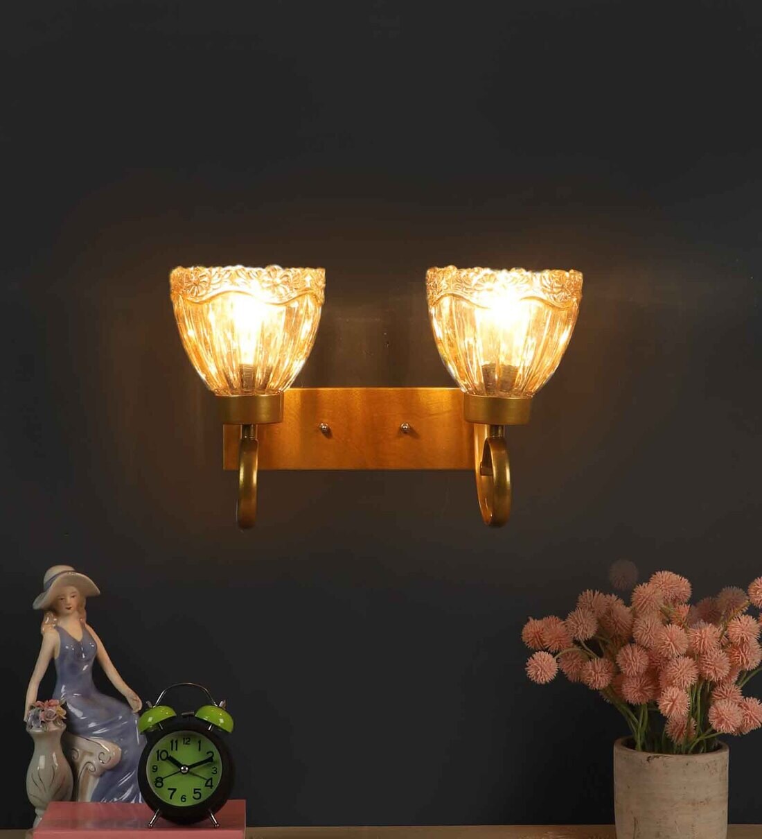 Buy Antique Gold Iron Wall Lights By Eliante By Jainsons Lights at 47% ...
