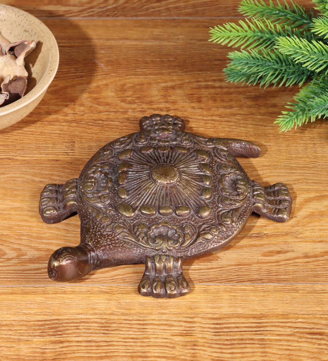 Buy Antique Tortoise Brass Showpiece at 52% OFF by Aapno Rajasthan ...