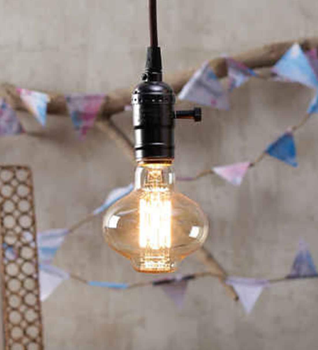 Buy Antique Vintage G80 Dimmable Decorative Edison Filament Bulb at 17% ...