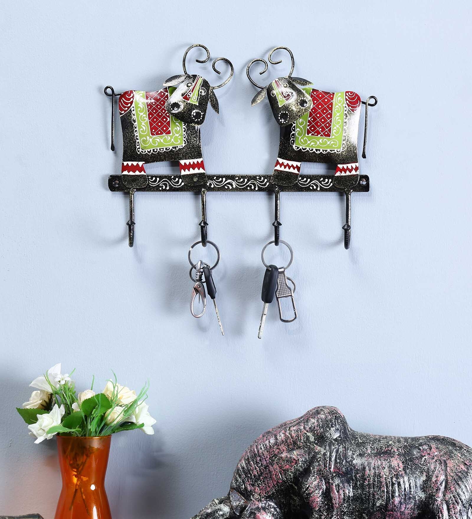 Buy Multicolour Iron Key Holder by Craftpreneurs India Online ...