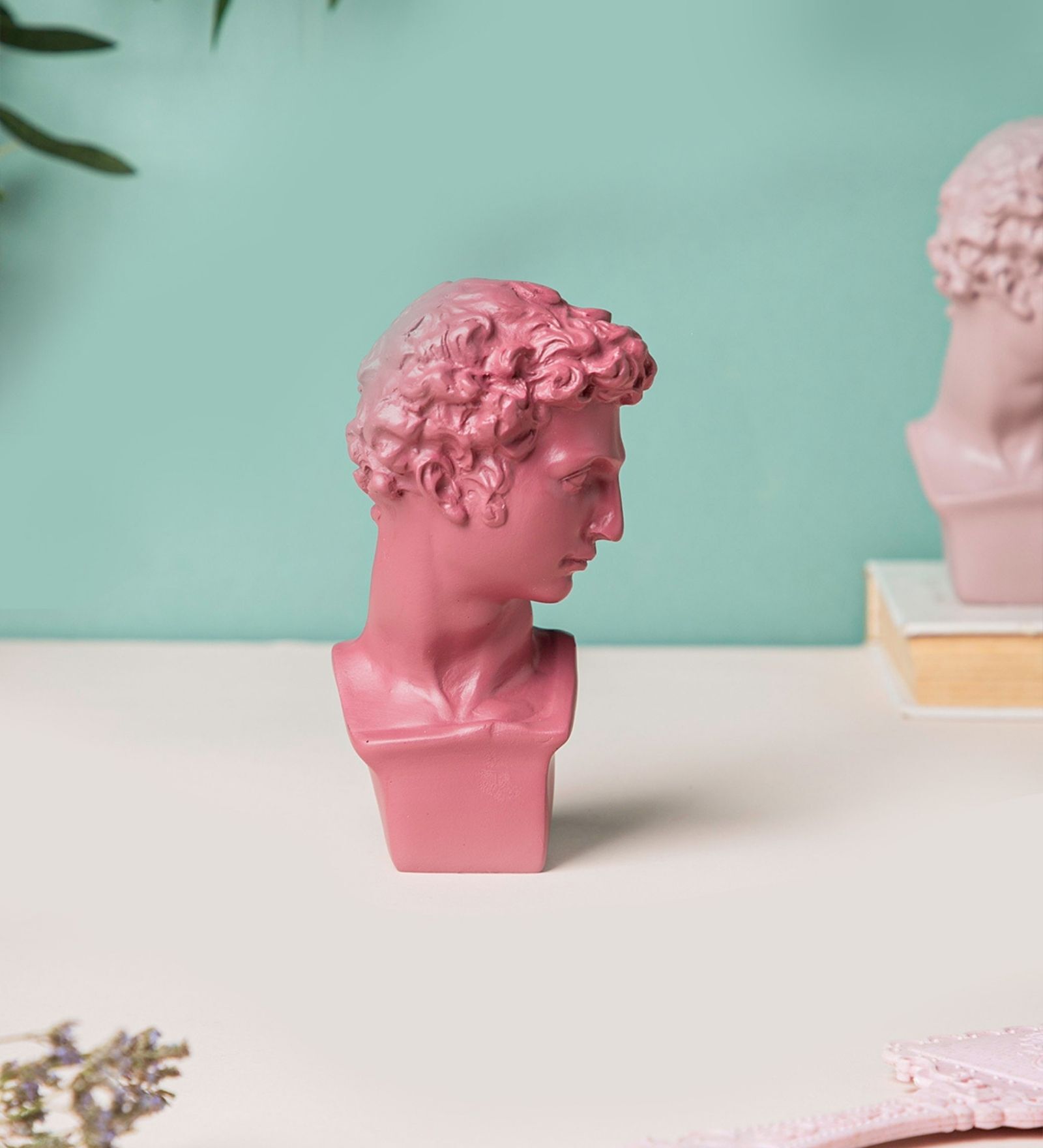Buy Ancient Greek Pink Resin Human Sculpture at 23% OFF by Nestasia ...