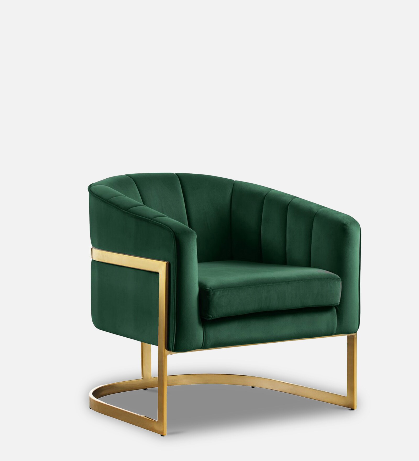 Buy Anka Lounge Chair In Green Colour at 20% OFF by Furncasa | Pepperfry