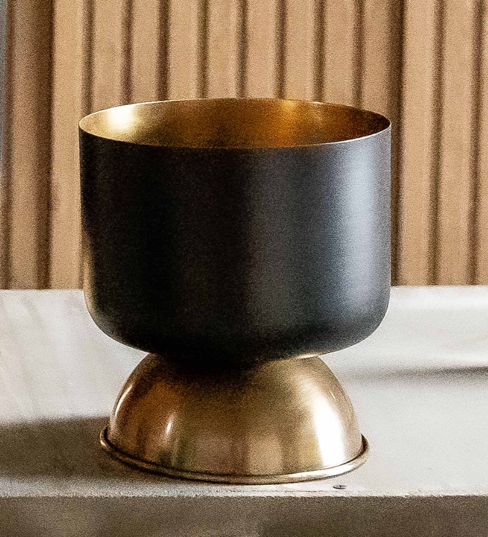 Buy Antique and Black Iron Totem Desk Pot by Logam at 28% OFF by Logam ...