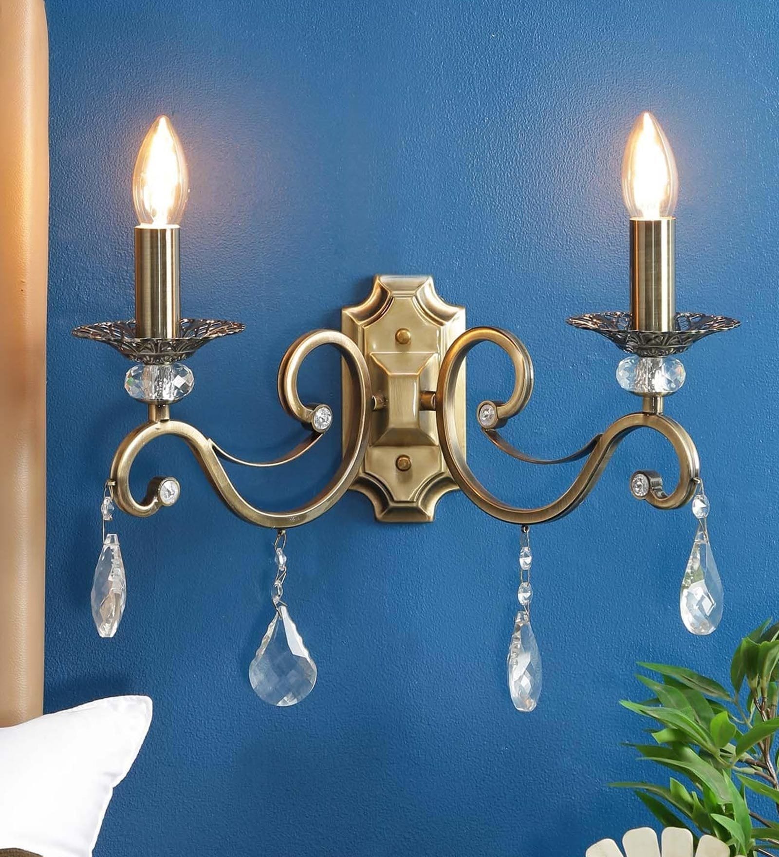 Buy Arona Brass Metal Wall Sconces by Stello at 47% OFF by Stello ...