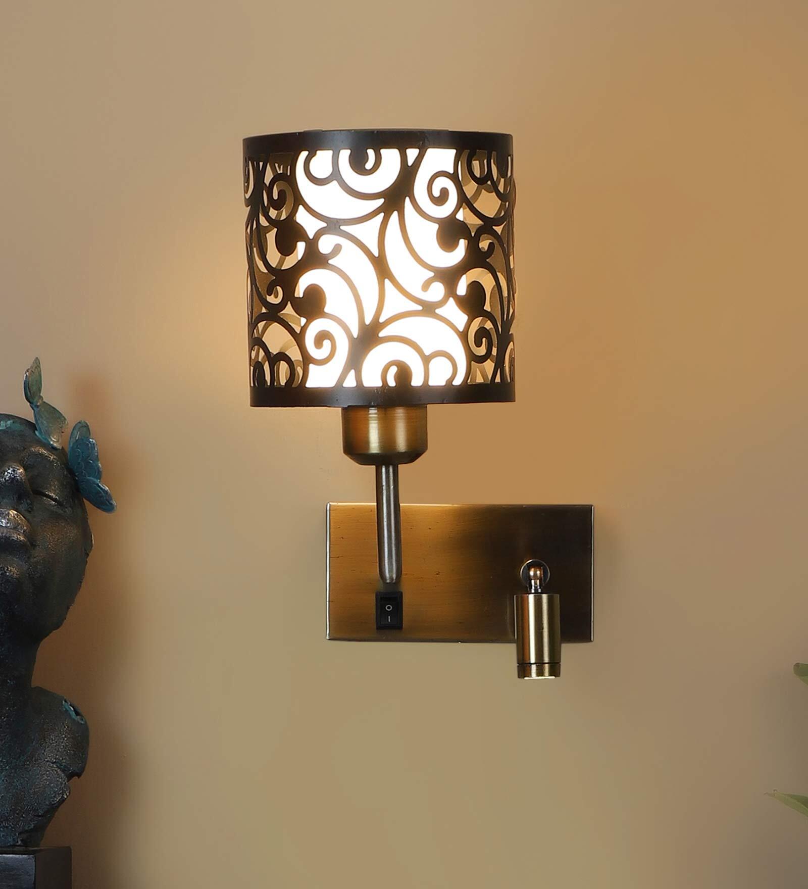 Buy Gerard Gold Iron Wall Sconces by Eliante by Jainsons Lights at 39% ...