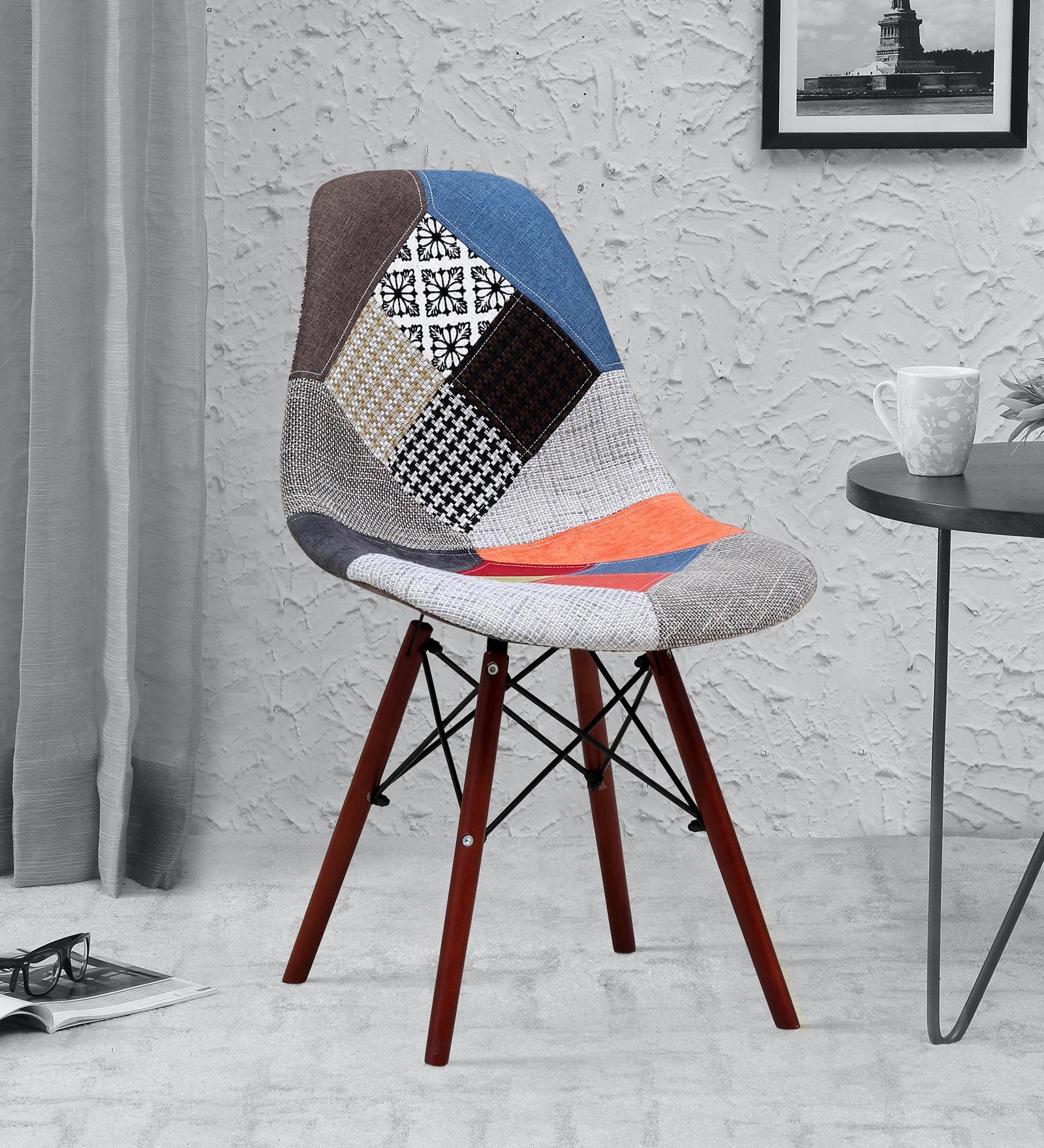 Buy Anysia Fabric Iconic Chair in Multicolour at 10% OFF by Bohemiana ...