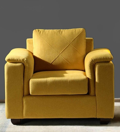 Buy Yellow 1 Seater Sofas Online at Best Price in India | Up to 70% Off ...