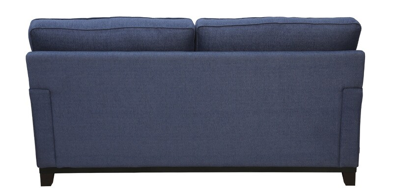 Buy Anso 3 Seater Sofa In Navy Blue Colour By Woodsworth Online ...