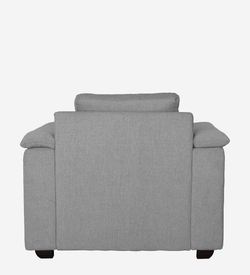 Buy Andres Fabric 1 Seater Sofa In Ash Grey Colour By Woodsworth Online ...
