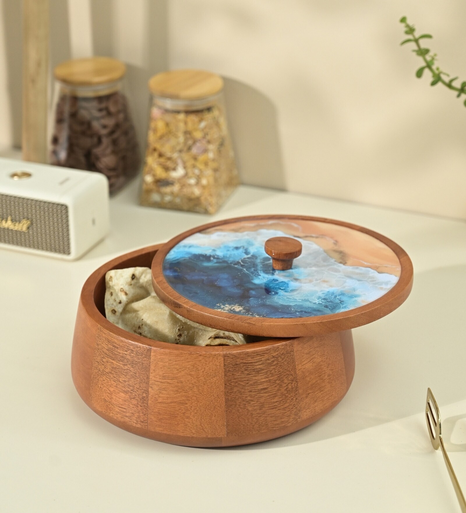 Buy Aqua Roti Box at 33% OFF by Brick Brown | Pepperfry