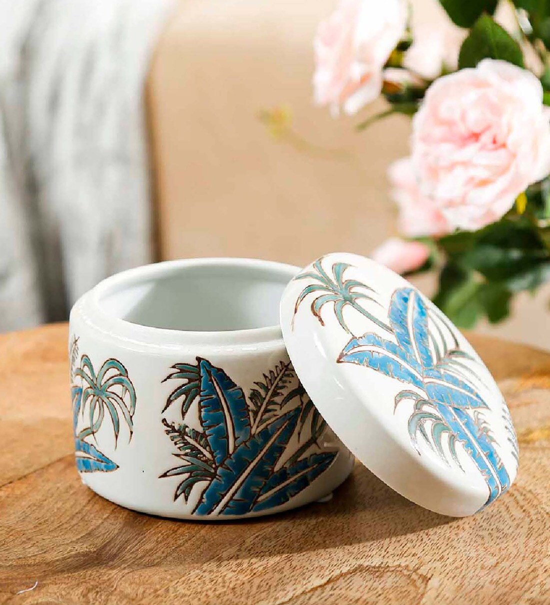 Buy Aranyaka Multicolour Porcelain Decorative Box at 28% OFF by Home4U ...