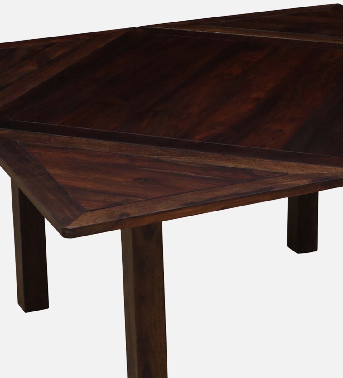 Buy Athinai Sheesham Wood 4 To 8 Seater Dining Table In Provincial Teak ...